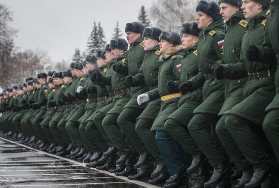 Cadets Marching Place During Solemn Events Editorial Stock Photo ...