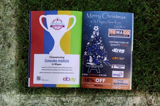 Ebay Advert Inside Matchday Programme Editorial Stock Photo - Stock ...