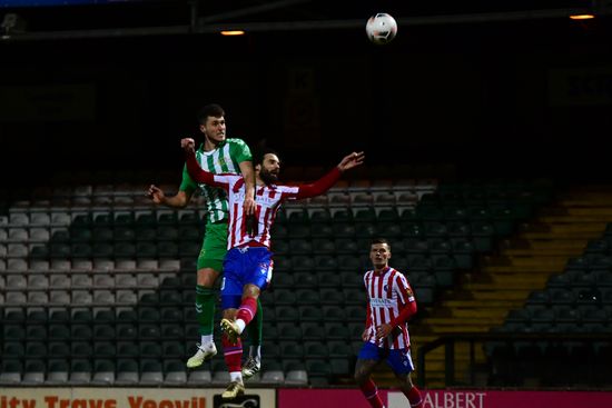 Max Hunt Yeovil Town During Fa Editorial Stock Photo - Stock Image ...