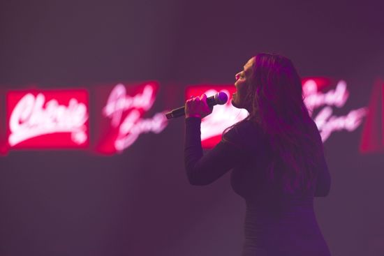 French Singer Amel Bent Performed On Editorial Stock Photo - Stock ...