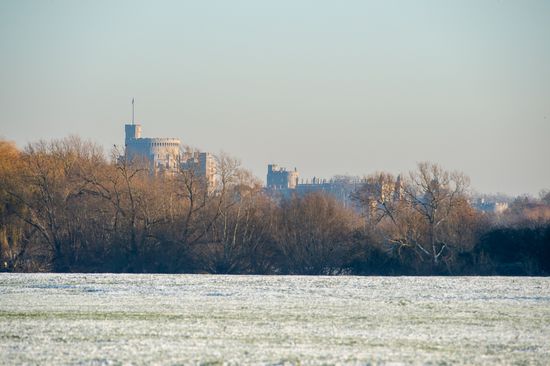 Views Windsor Castle Across Dorney Common Editorial Stock Photo - Stock ...