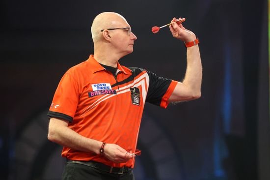 Mickey Mansell During Pdc World Darts Editorial Stock Photo - Stock ...