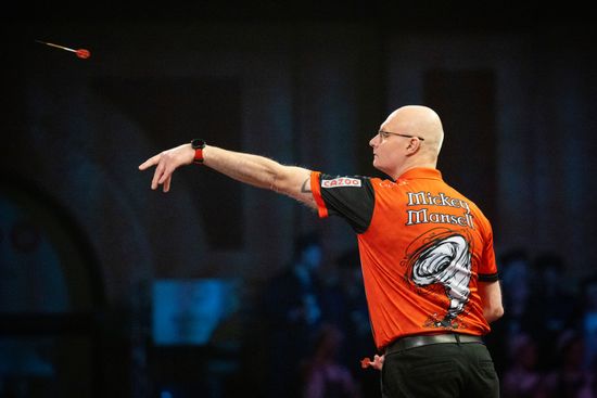 Mickey Mansell Action During Pdc World Editorial Stock Photo - Stock ...