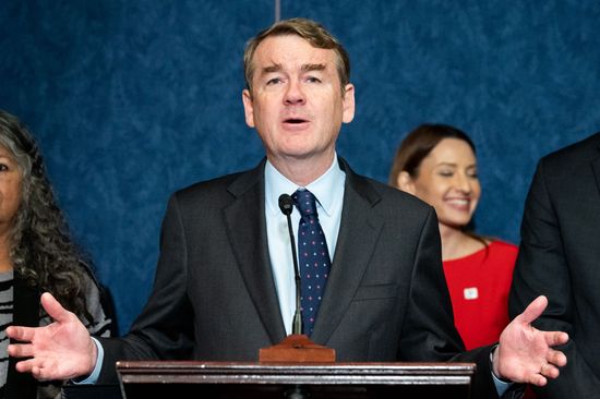 Us Senator Michael Bennet Dco Speaking Editorial Stock Photo - Stock ...
