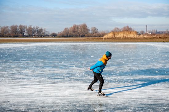 Man Seen Trying His Skating Skills Editorial Stock Photo - Stock Image ...