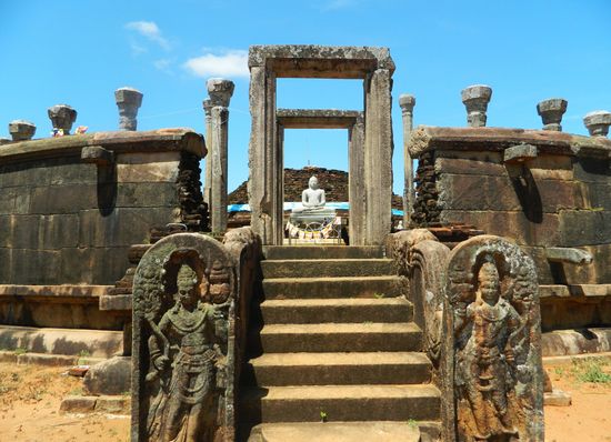 Ruins Most Ancient Buddhist Dagaba Sri Editorial Stock Photo - Stock ...