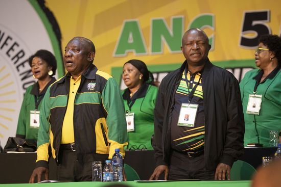 South African Anc President Cyril Ramaphosa Editorial Stock Photo ...