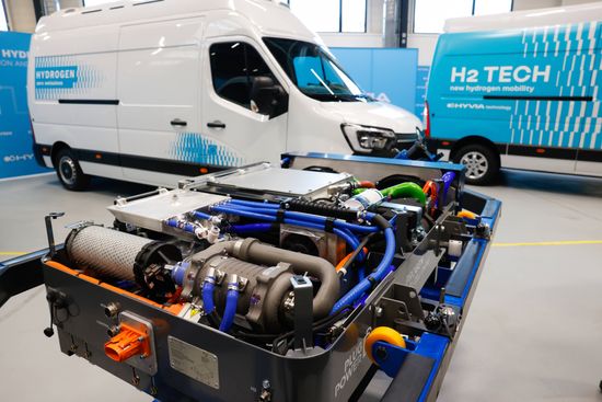 Progen Fuel Cell Engine Renault Master Editorial Stock Photo - Stock ...