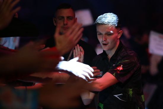 Nathan Rafferty Introduced Crowd His Match Editorial Stock Photo ...
