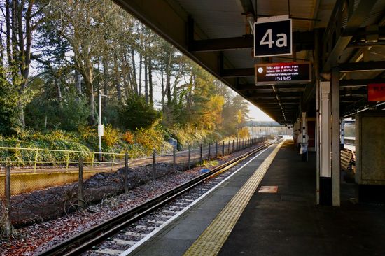 Deserted Train Station During Another Day Editorial Stock Photo - Stock ...