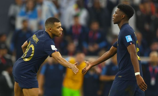 Kylian Mbappe France Gives His Hand Editorial Stock Photo - Stock Image ...