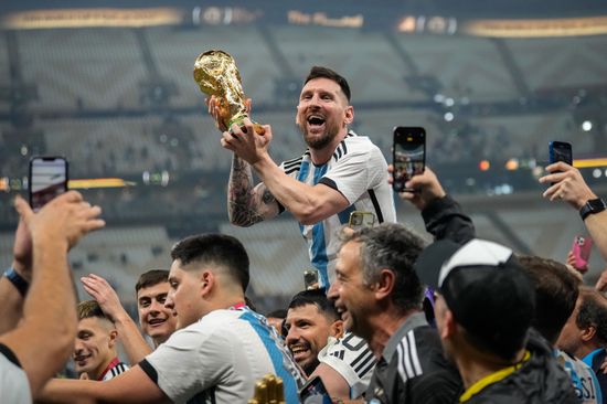 Lionel Messi Argentina Celebrates Fifa World Editorial Stock Photo ...