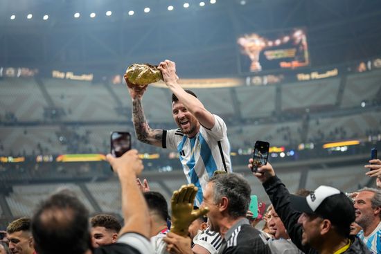 Lionel Messi Argentina Celebrates Fifa World Editorial Stock Photo ...