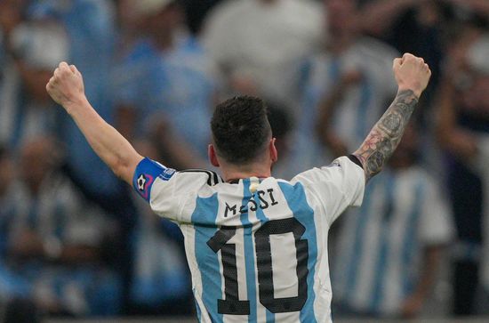 Back View Lionel Messi Argentina He Editorial Stock Photo - Stock Image ...