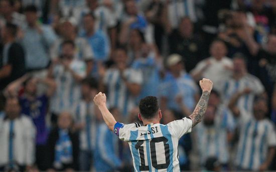 Back View Lionel Messi Argentina He Editorial Stock Photo - Stock Image ...