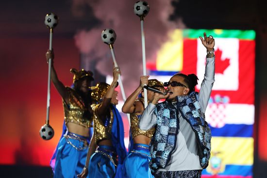 Puerto Rican Singer Ozuna Performs During Editorial Stock Photo - Stock ...