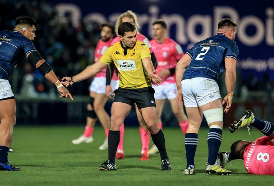 Leinster Vs Gloucester Rugby Referee Luc Editorial Stock Photo - Stock ...