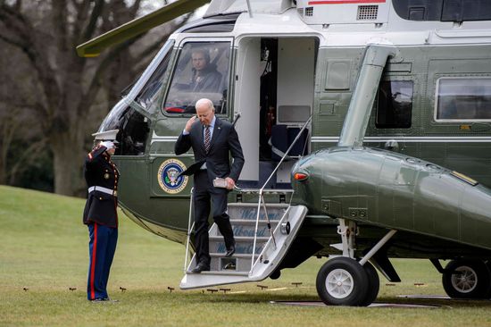 United States President Joe Biden Salutes Editorial Stock Photo - Stock ...