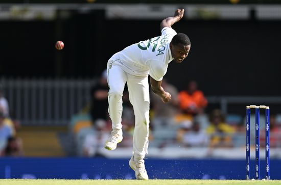 South African Bowler Kagiso Rabada Action Editorial Stock Photo - Stock ...