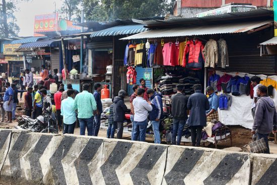 Roadside Shops Kodaikanal Tamil Nadu India Editorial Stock Photo ...