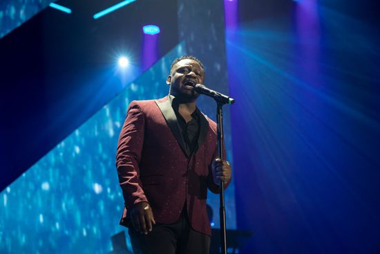 Angolan Singer Matias Damasio Performing Concert Editorial Stock Photo ...