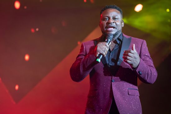 Angolan Singer Matias Damasio Performing Concert Editorial Stock Photo ...