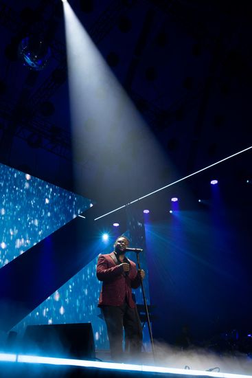 Angolan Singer Matias Damasio Performing Concert Editorial Stock Photo ...