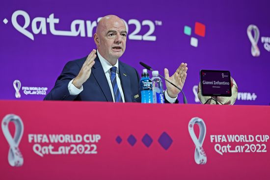 2022 Fifa World Cup Press Conference Editorial Stock Photo - Stock ...