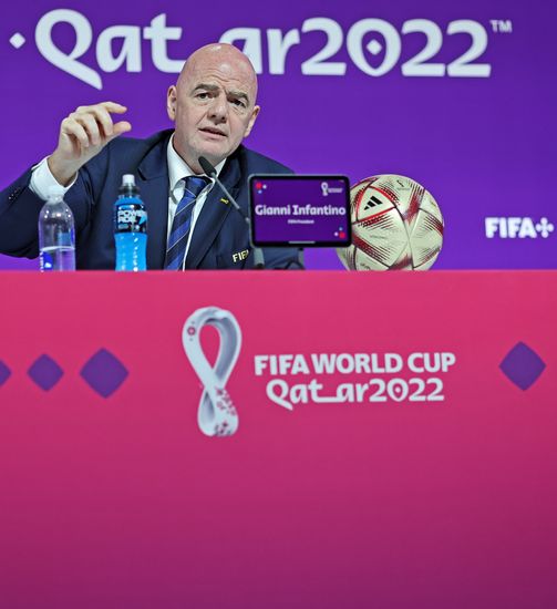 2022 Fifa World Cup Press Conference Editorial Stock Photo - Stock ...