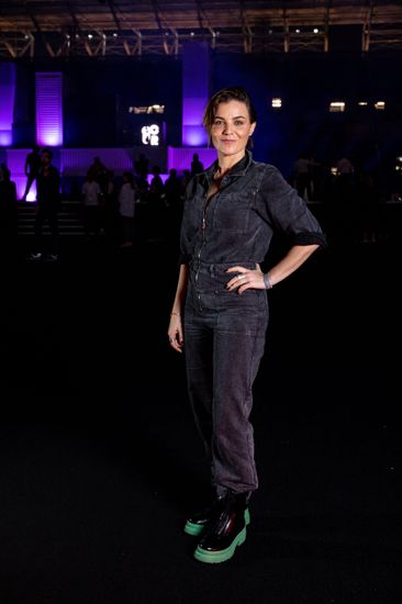 Italian Singer Gala Performs Qatar Fashion Editorial Stock Photo ...