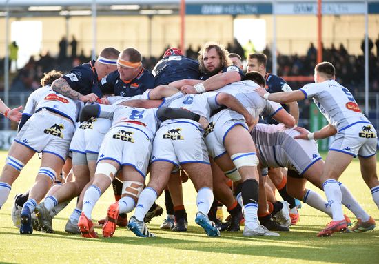 Pierre Schoeman Edinburgh Rugby Prop Attempts Editorial Stock Photo ...