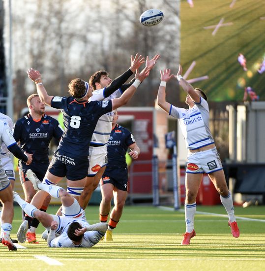 Jamie Ritchie Edinburgh Flanker Leaps High Editorial Stock Photo ...