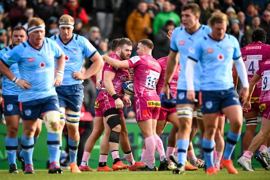 Joe Simmonds Celebrates Try Scorer Luke Editorial Stock Photo - Stock ...