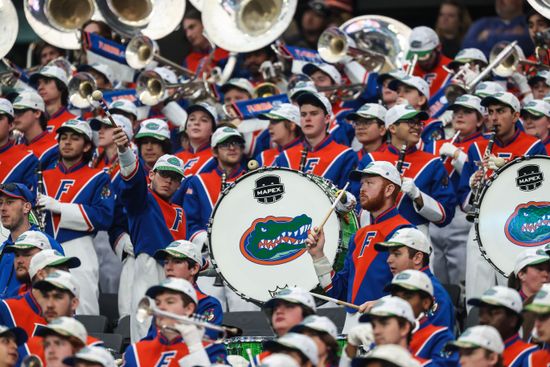 Members Florida Gators Marching Band Perform Editorial Stock Photo ...