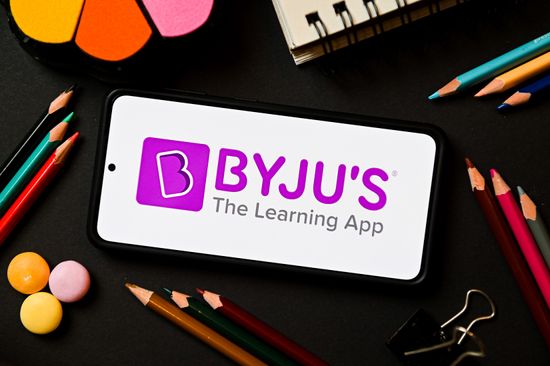 This Photo Illustration Byjus Logo Seen Editorial Stock Photo - Stock ...