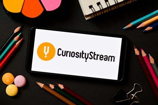This Photo Illustration Curiosity Stream Logo Editorial Stock Photo ...