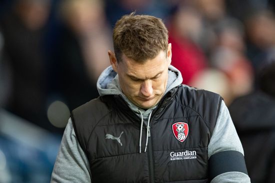 Matt Taylor Manager Rotherham During Sky Editorial Stock Photo - Stock ...