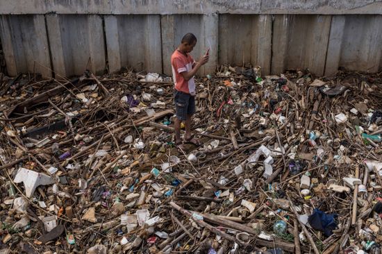 Indonesian Environmental Activist Suparno Jumar Stands Editorial Stock ...