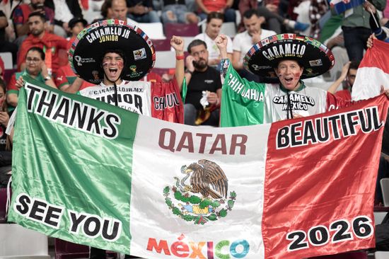 Mexican Fans During Fifa World Cup Editorial Stock Photo - Stock Image ...