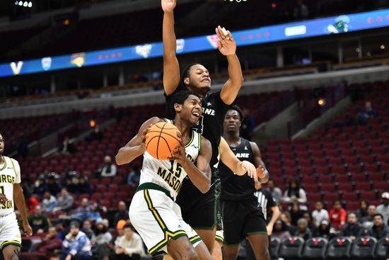 George Mason Patriots Guard Saquan Singleton Editorial Stock Photo ...