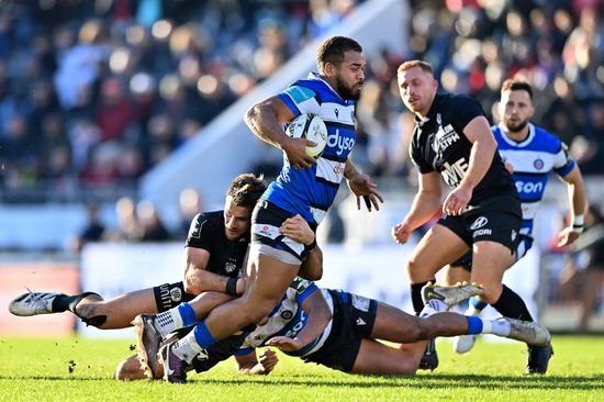 Ollie Lawrence Bath Rugby Takes On Editorial Stock Photo - Stock Image ...