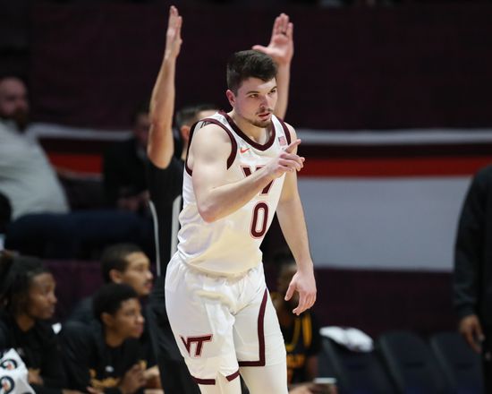 Virginia Tech Hokies Guard Hunter Cattoor Editorial Stock Photo - Stock ...