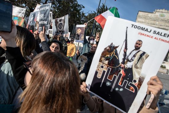 Protesters March Placards Expressing Their Opinion Editorial Stock ...