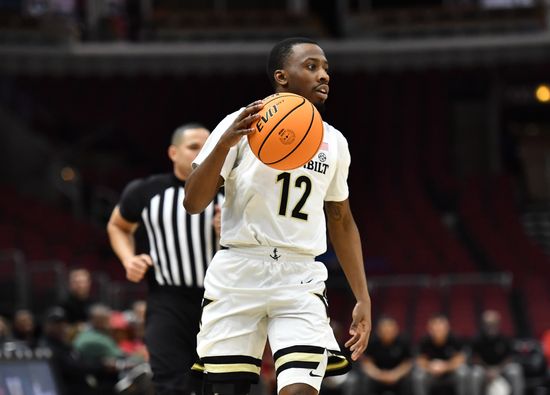 Vanderbilt Commodores Guard Trey Thomas 12 Editorial Stock Photo ...