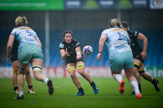 Maisy Allen Exeter Chiefs Catches Pass Editorial Stock Photo - Stock ...