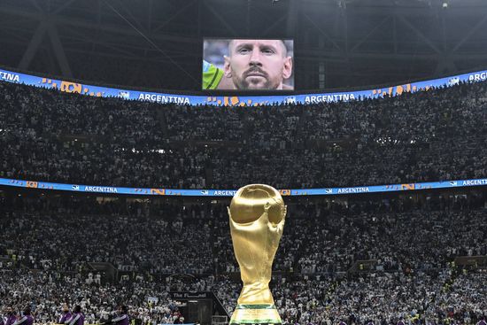 Big Screen Stadium Shows Lionel Messi Editorial Stock Photo - Stock ...