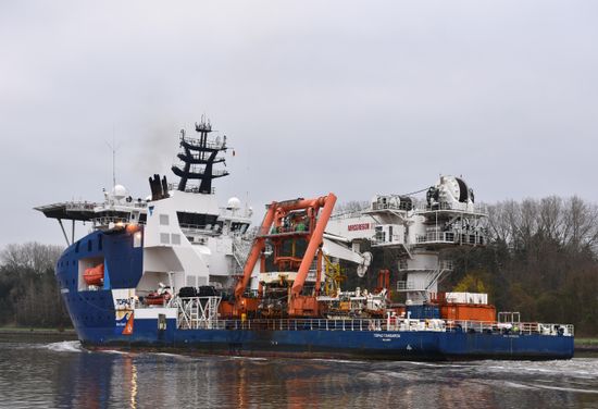 Offshore Supply Vessel Topaz Tangaroa Sails Editorial Stock Photo ...