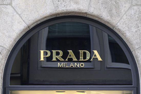 Logo Company Prada Perusastr Munich Bavaria Editorial Stock Photo ...