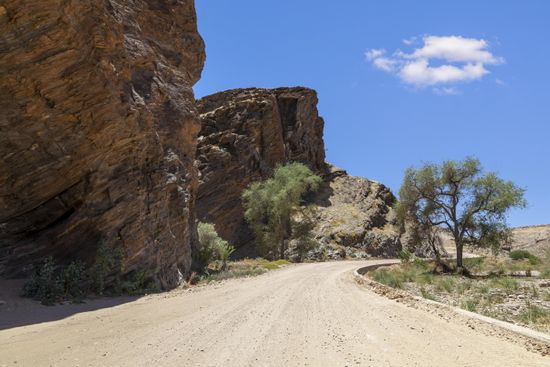 Road C14 Landscape Kuiseb Pass Namibia Editorial Stock Photo - Stock ...