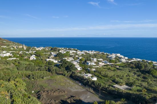 Residential Area Piscita Stromboli Aeolian Islands Editorial Stock ...